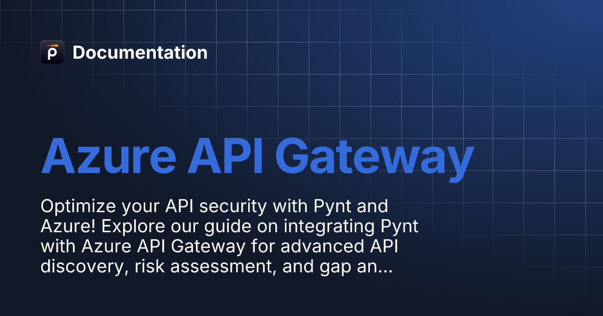 Azure API Gateway | Documentation