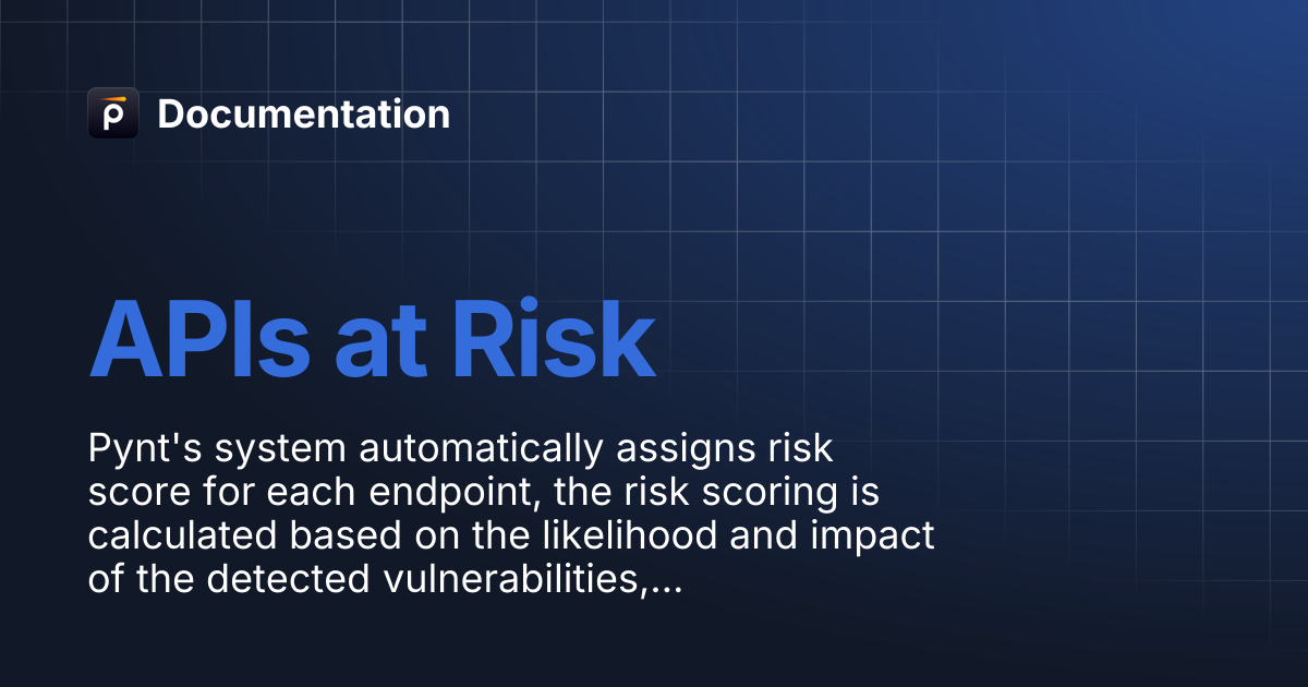 APIs at Risk | Documentation